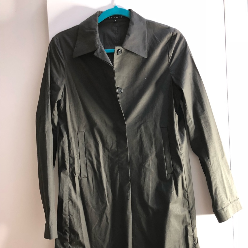 Theory Unlined Trench - Gem